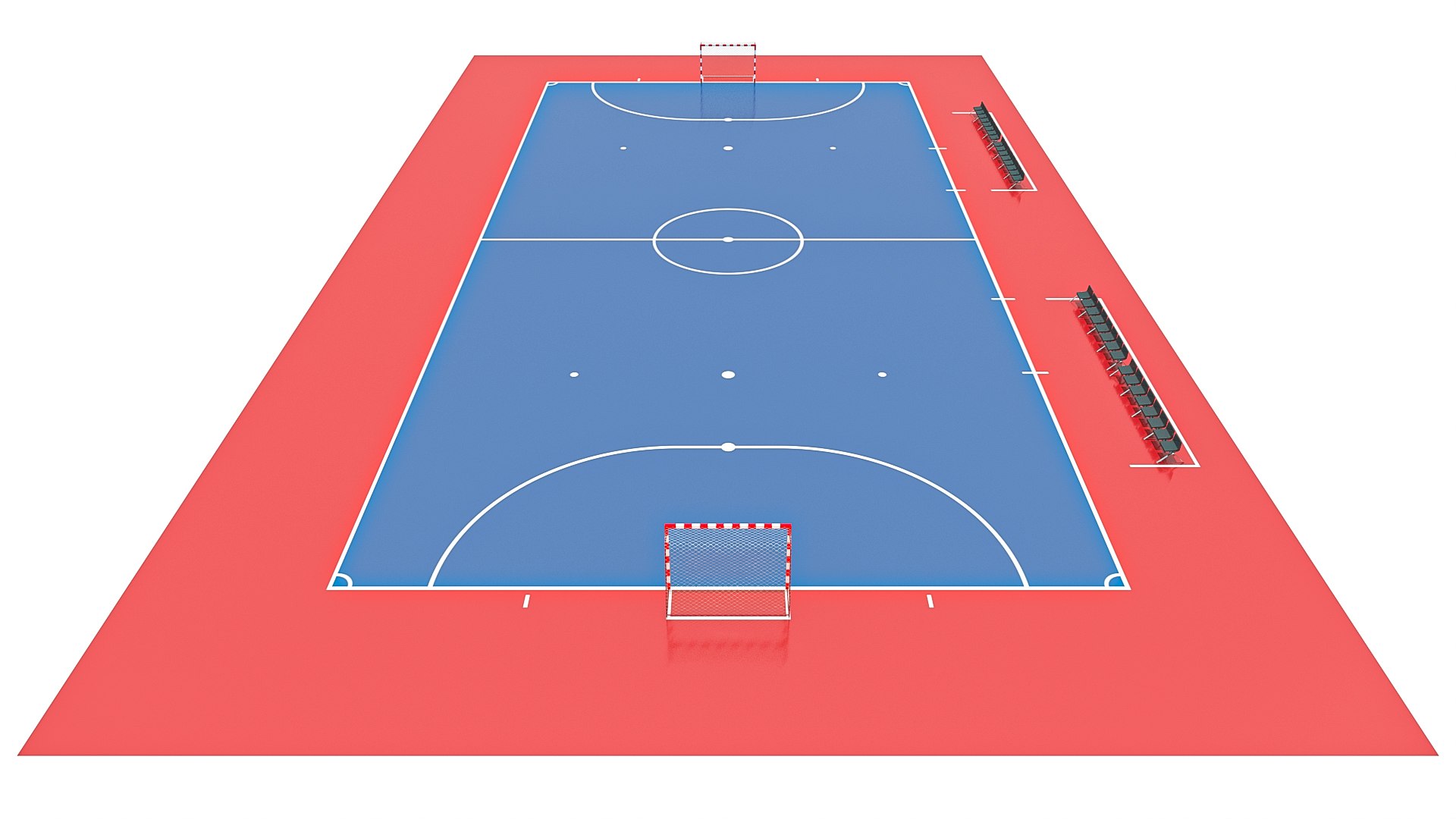 3D Model Futsal Court 01 - TurboSquid 2304264