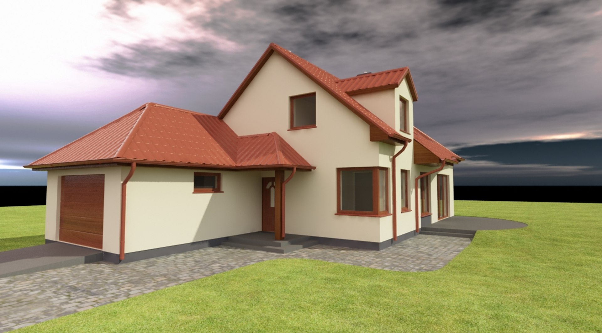 3d model house building