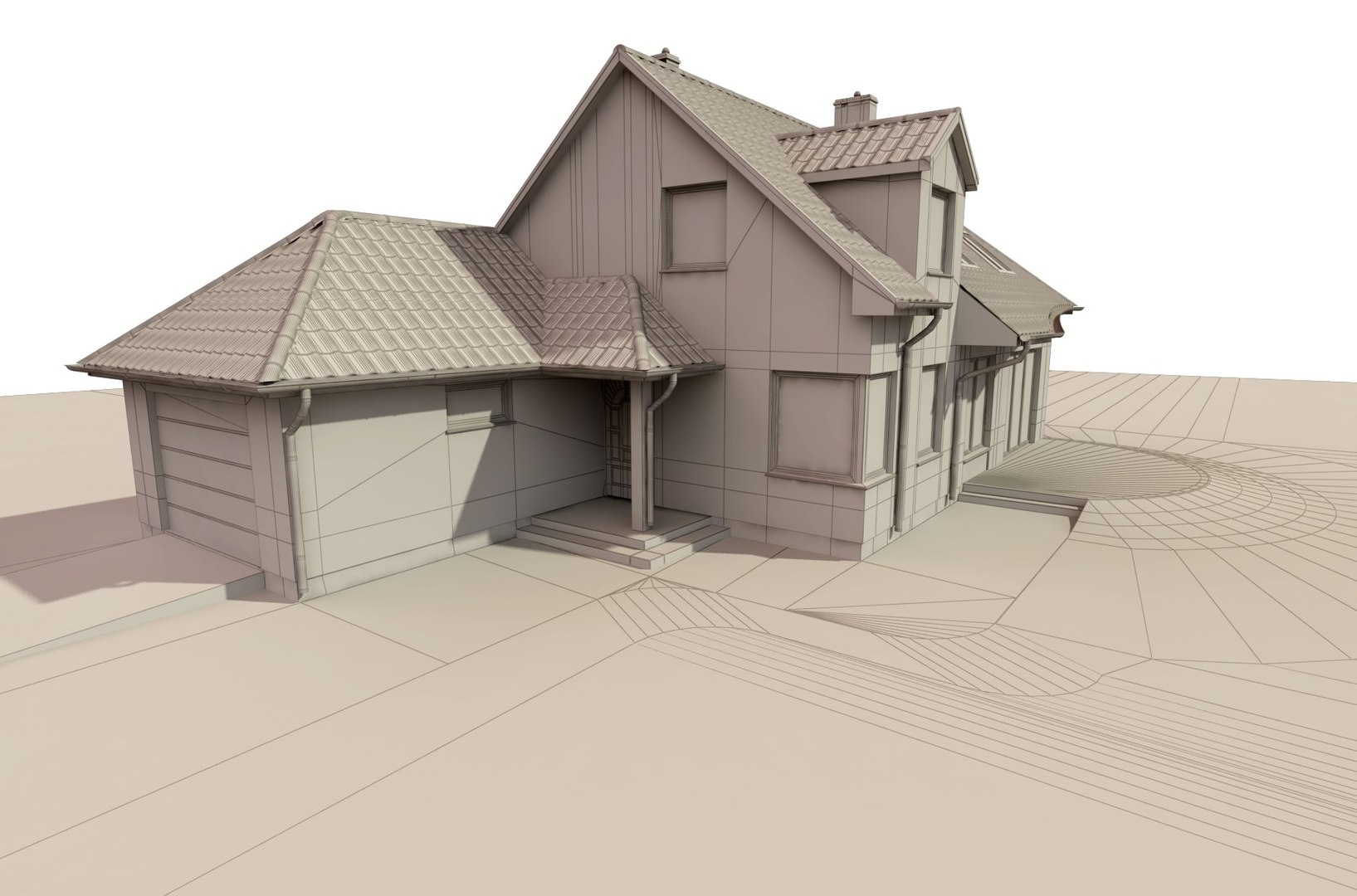 3d model house building