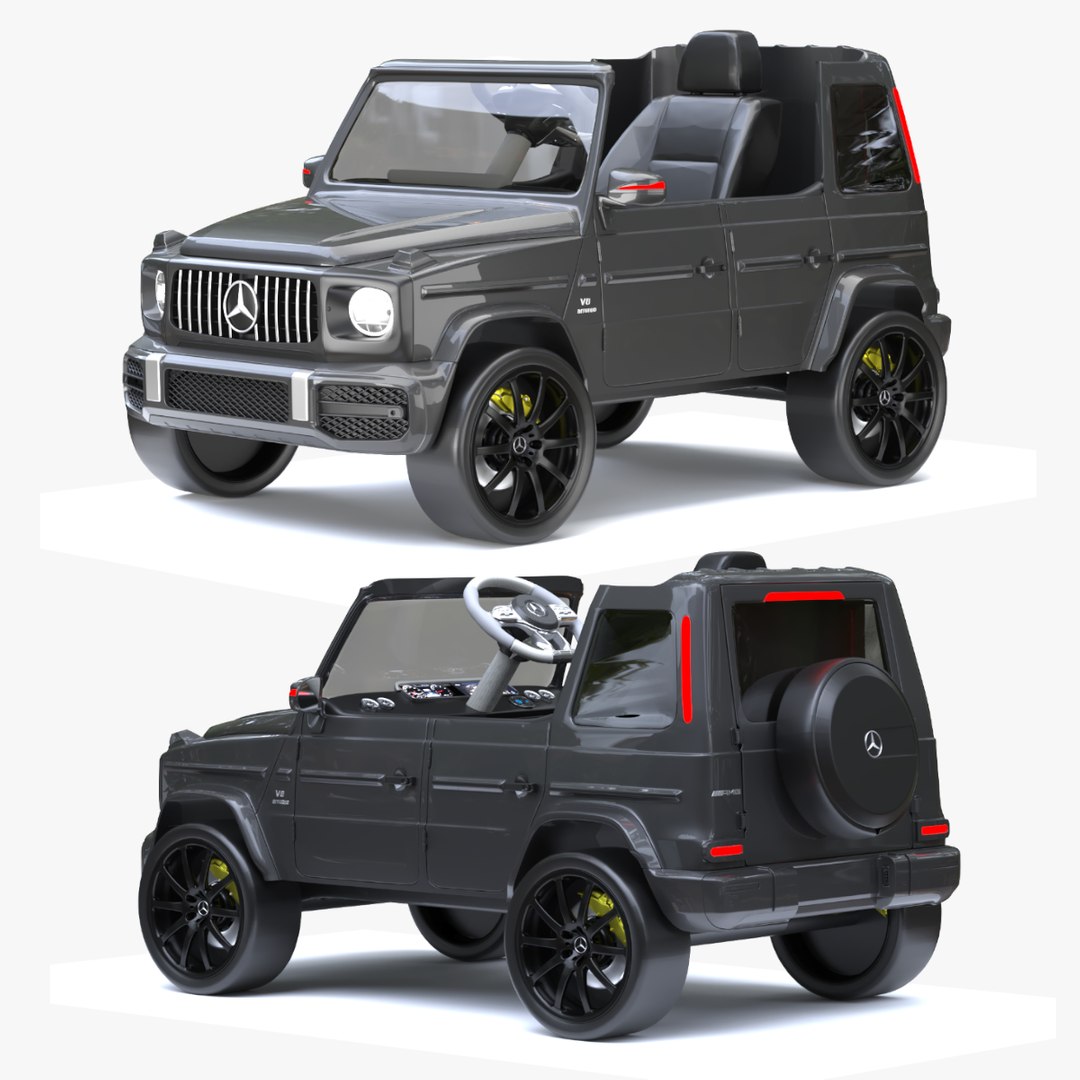 Mercedes G63 AMG 12V Kids Car3D模型 - TurboSquid 2064412