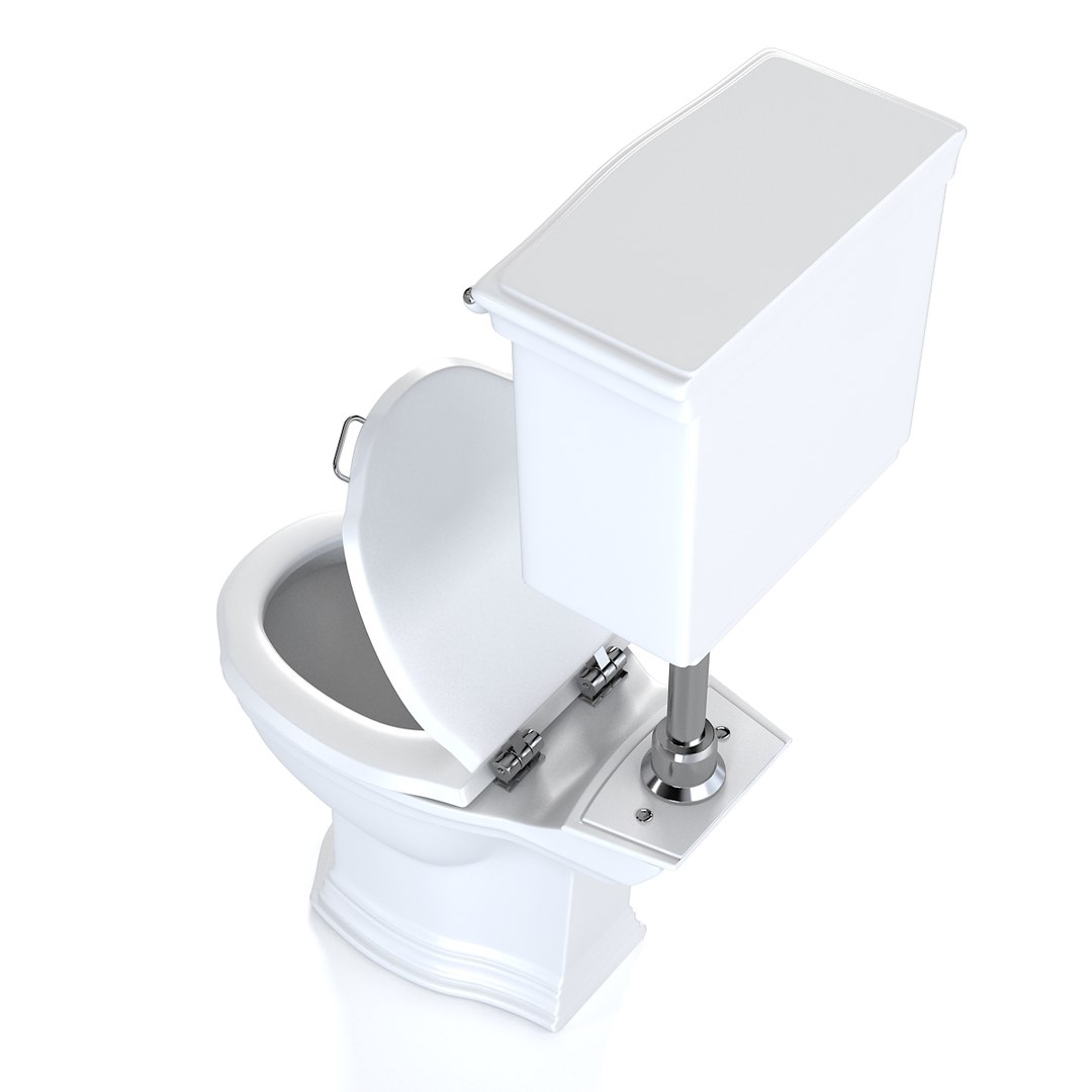 3ds Max Realistic Devon Westminster Toilet