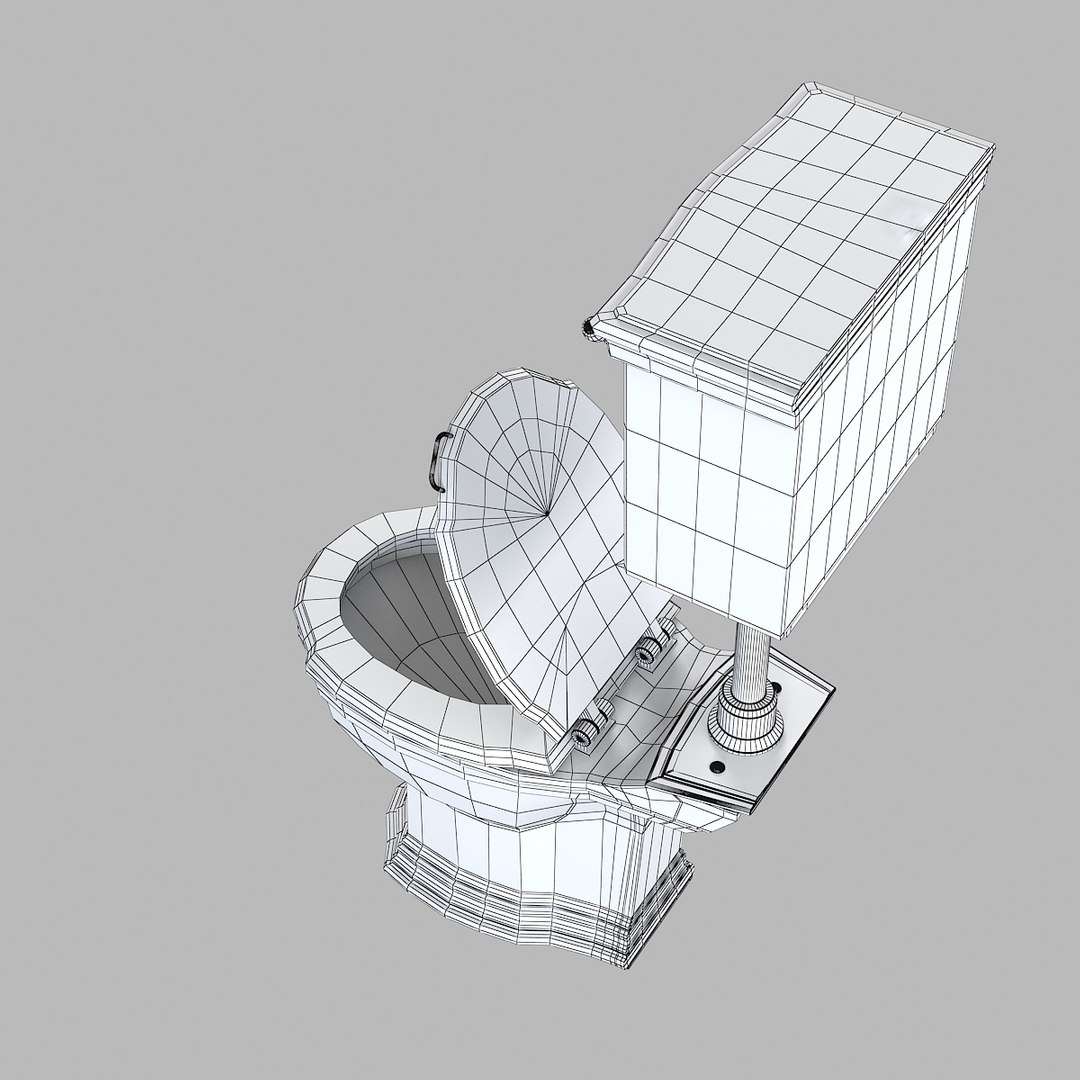 3ds Max Realistic Devon Westminster Toilet
