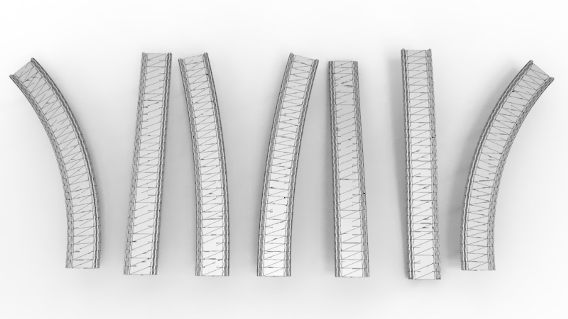 3D model road sections - TurboSquid 1192967