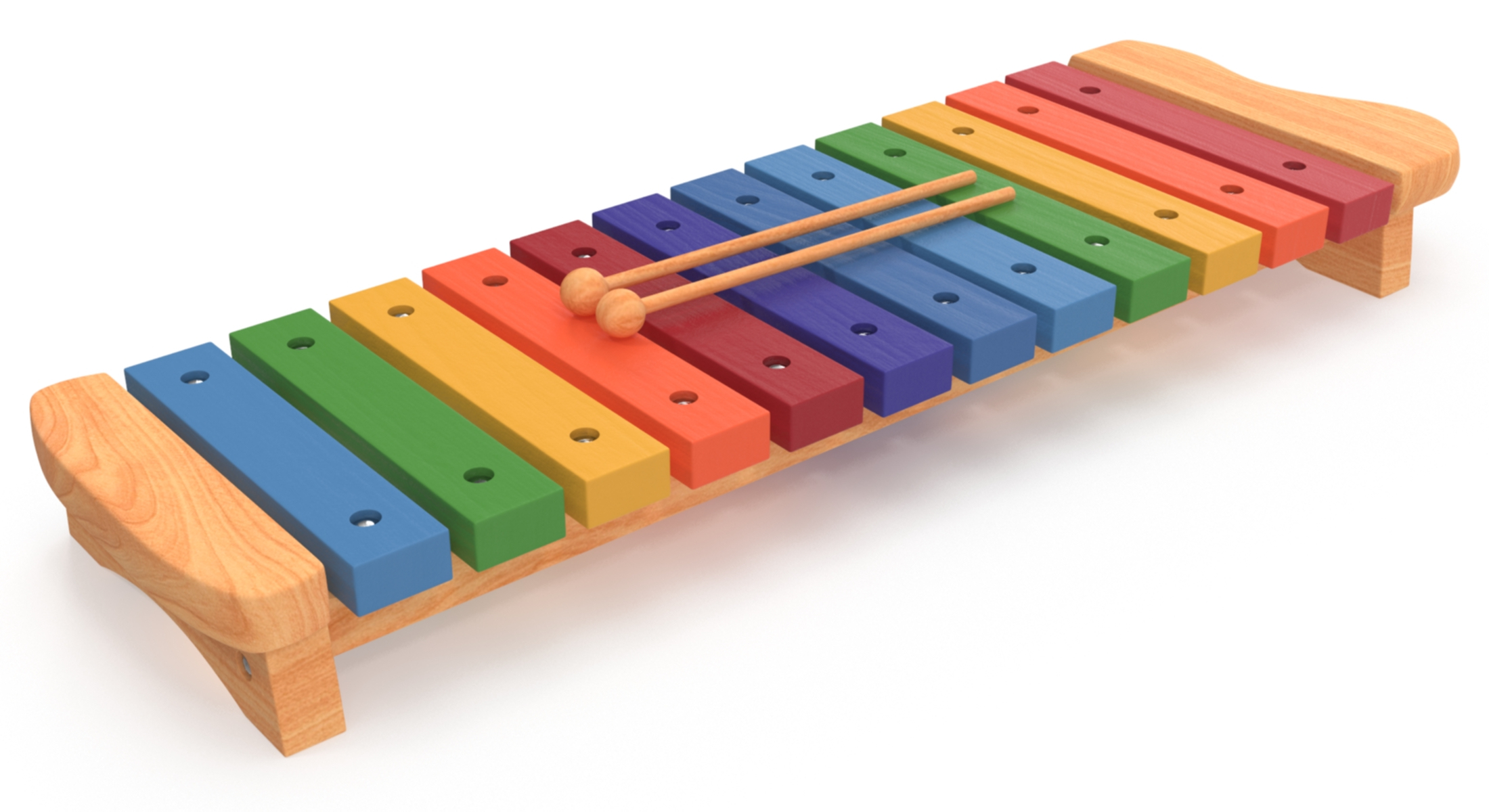 Xylophone percussion musical toy 3D model - TurboSquid 1557251