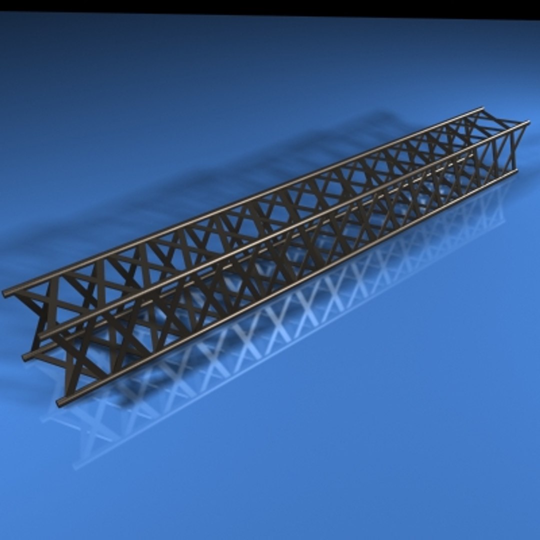 3dsmax supported quad beam frame