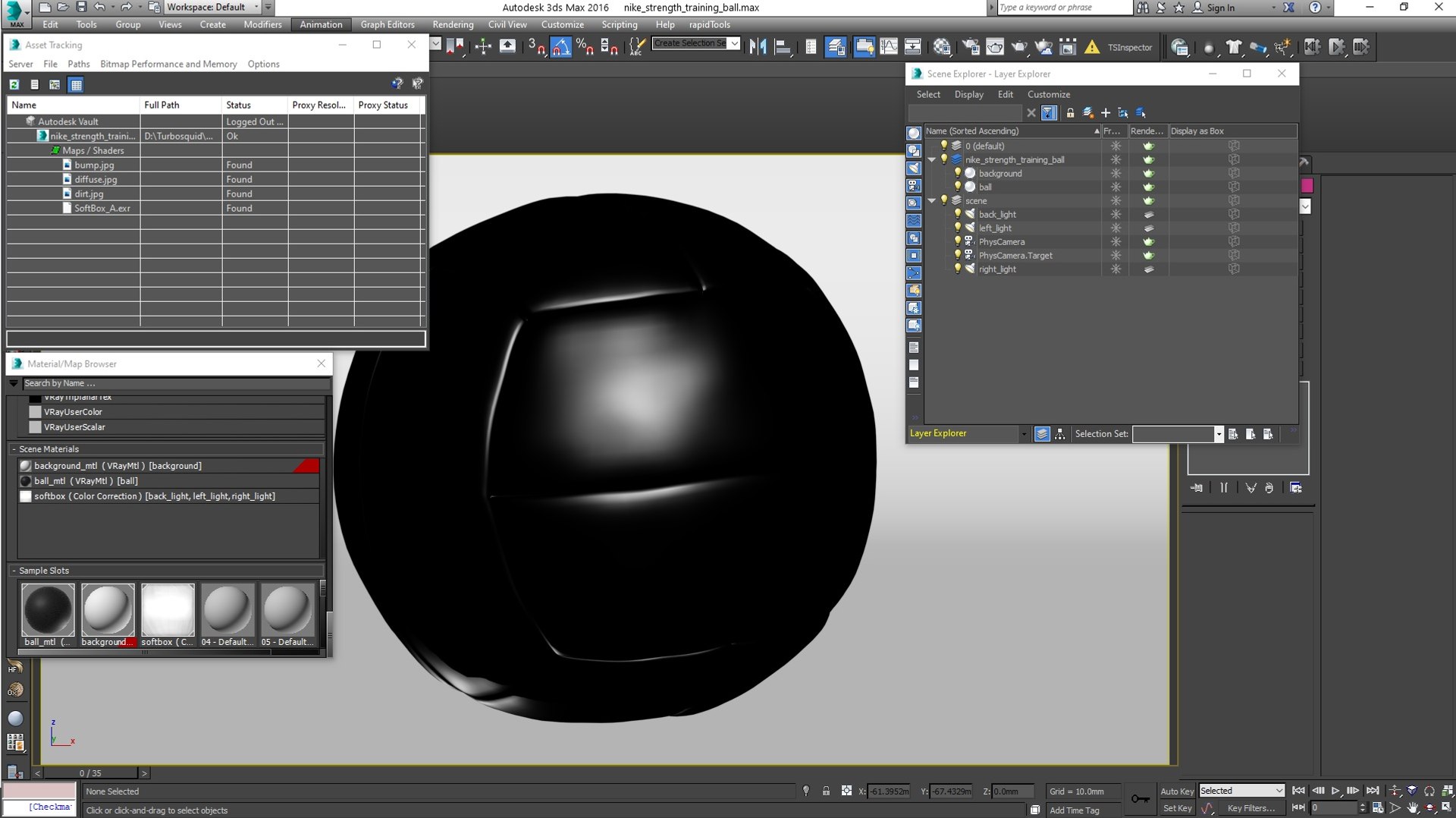 3D Model Nike Strength Training Ball - TurboSquid 1714064