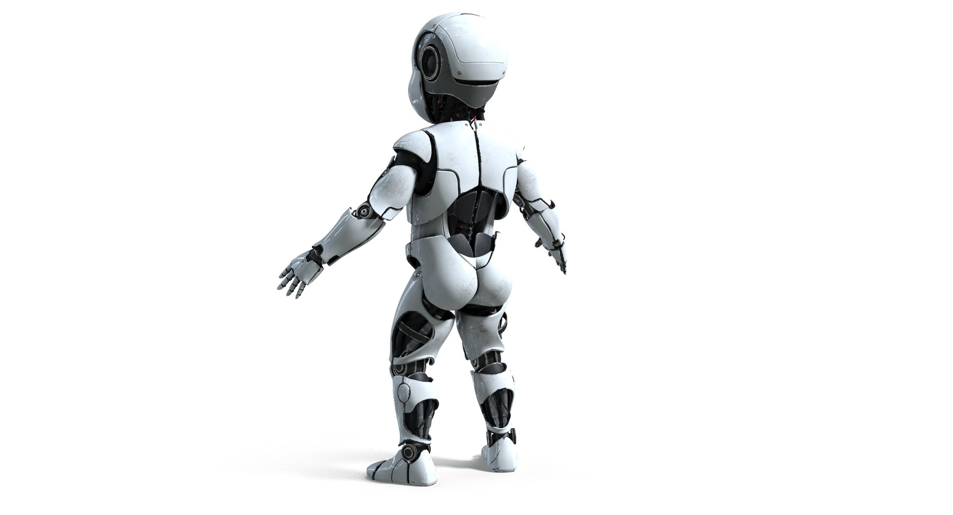 3D Newtron Cyborg Baby - TurboSquid 2234250