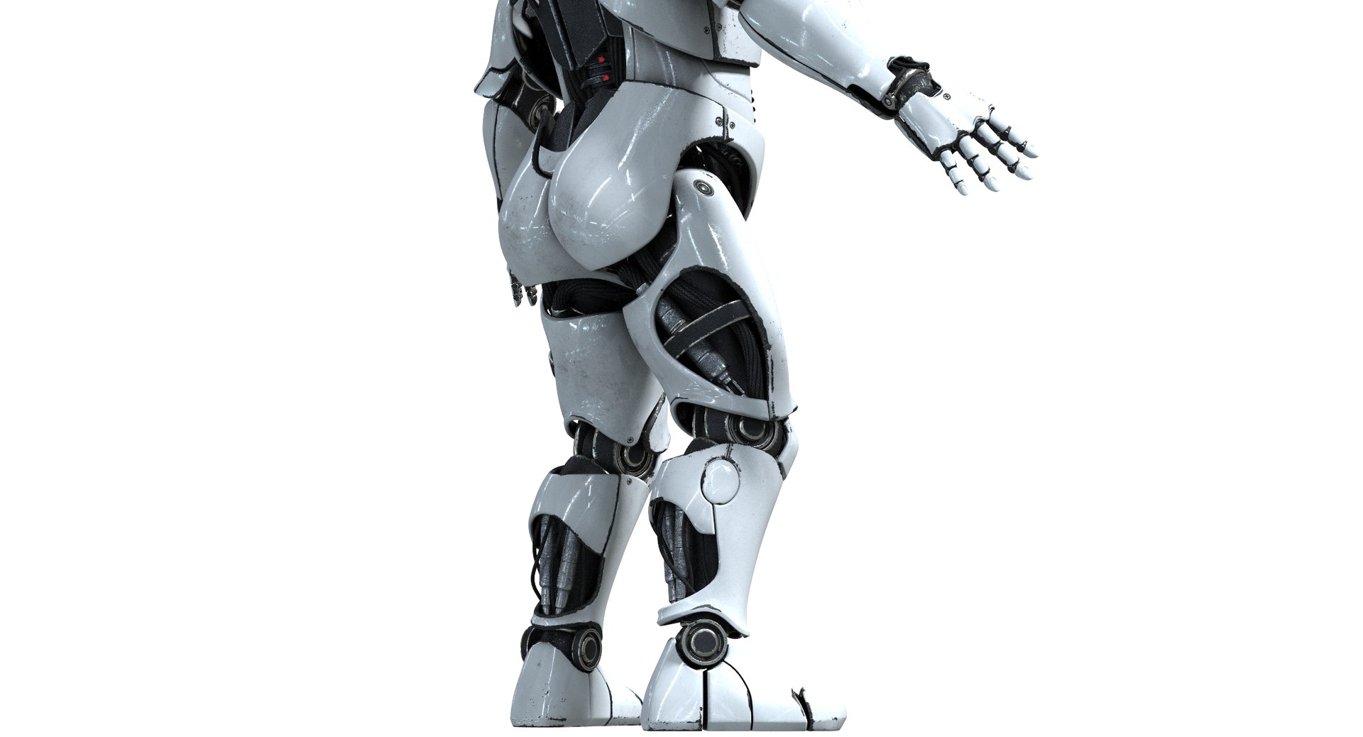 3D Newtron Cyborg Baby - TurboSquid 2234250