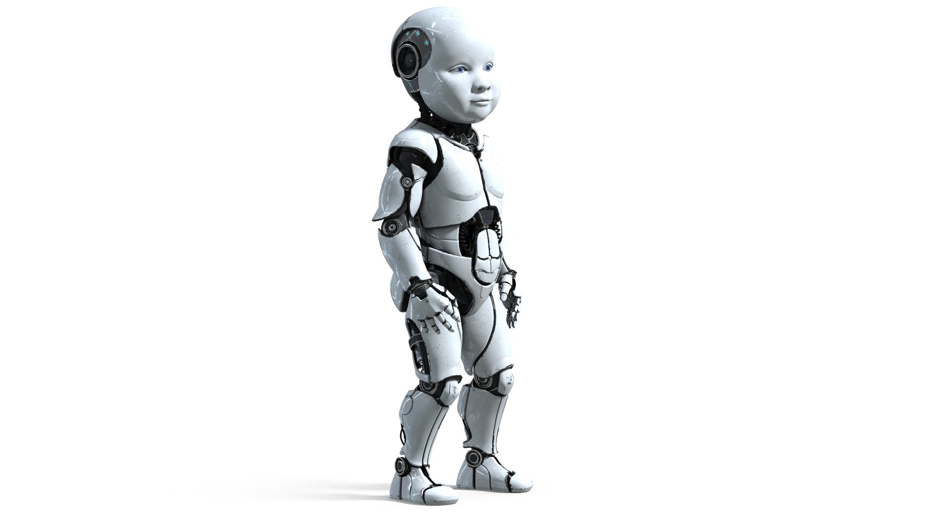 3D Newtron Cyborg Baby - TurboSquid 2234250