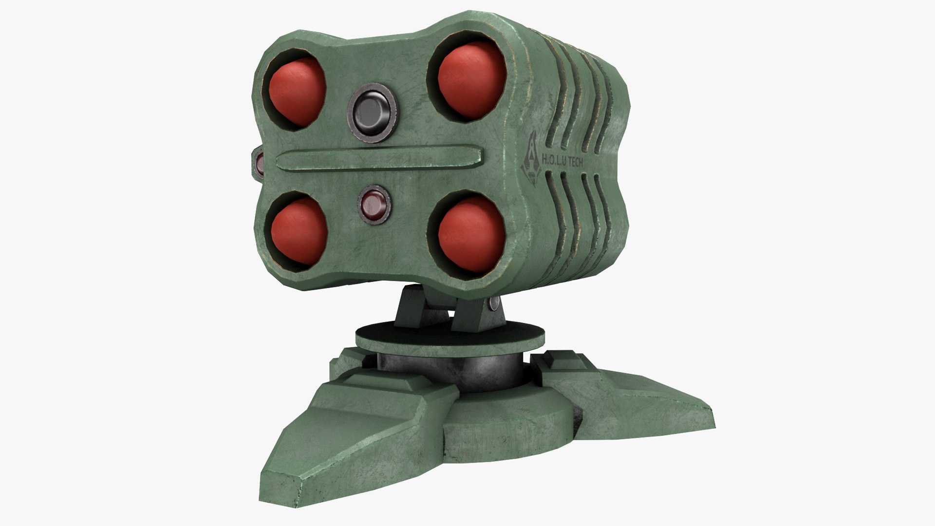Missile Turret 3D Model - TurboSquid 1729662