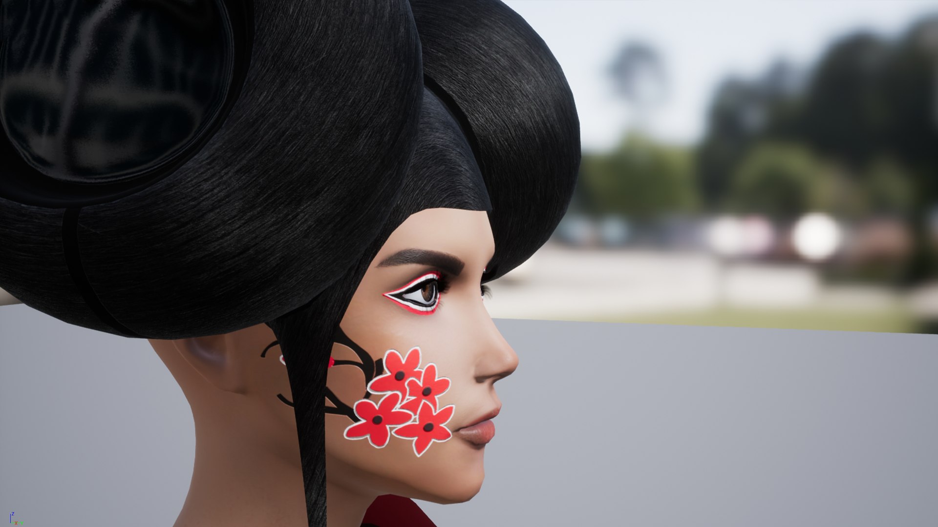 Geisha 3D Model - TurboSquid 2081898