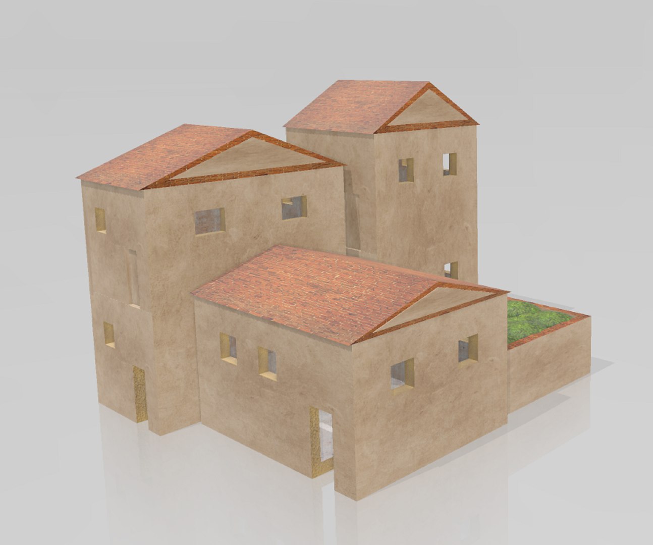 3D Model Medium House Ancient Greece - TurboSquid 2010029