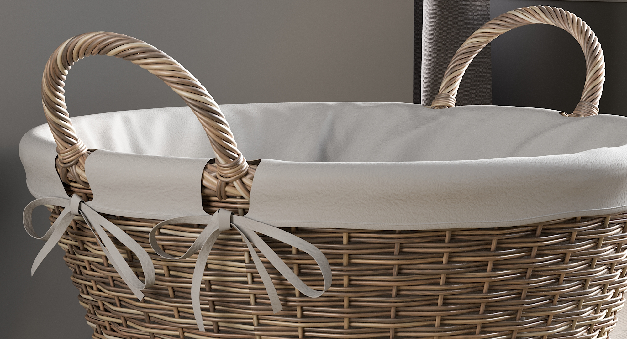 Realistic laundry basket liner model - TurboSquid 1459780