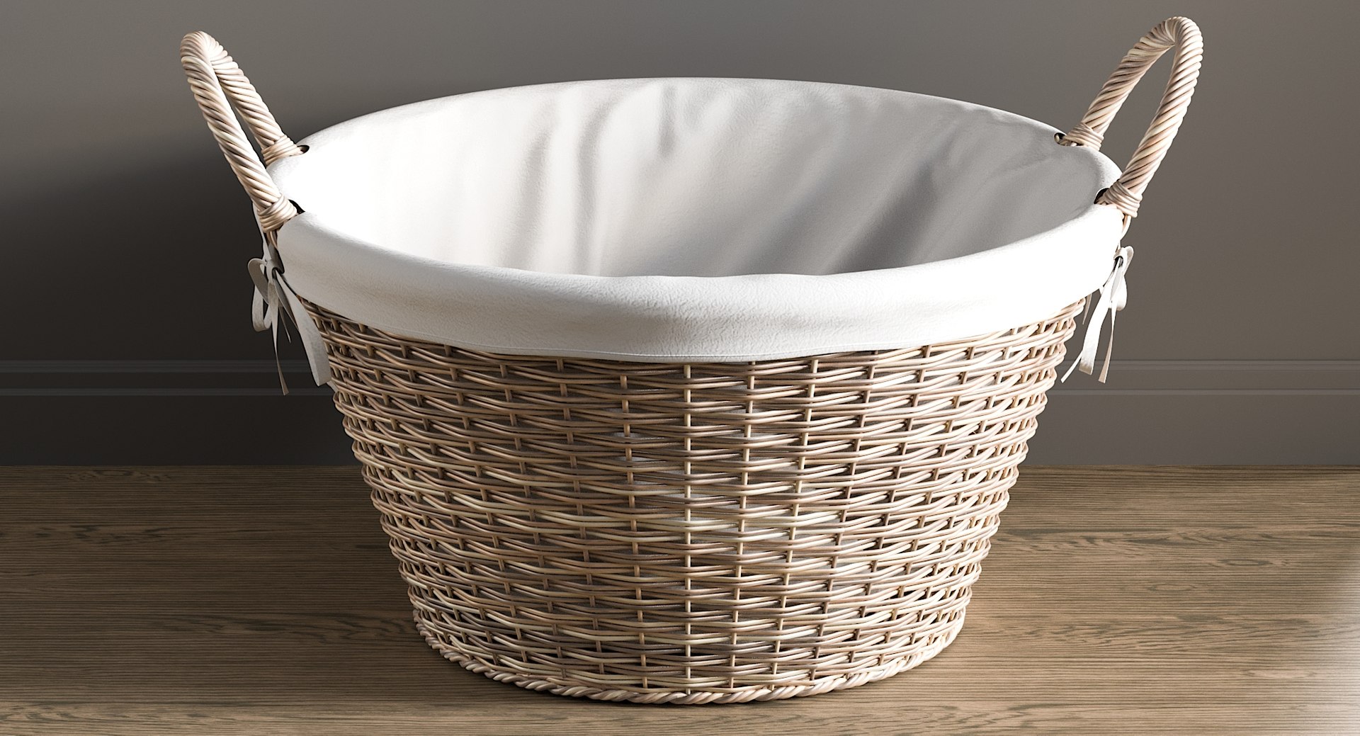 Realistic Laundry Basket Liner Model - TurboSquid 1459780