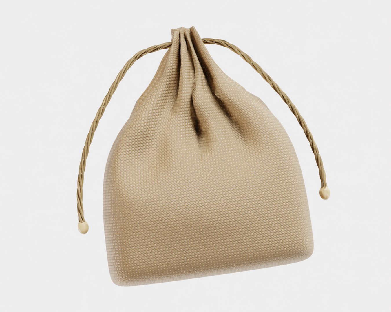 3D Model Jute Bag - TurboSquid 2272459