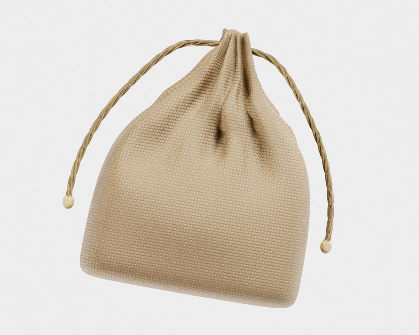 3D Model Jute Bag - TurboSquid 2272459