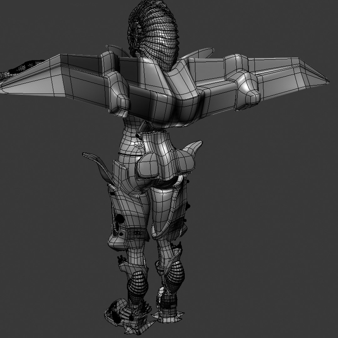 Girl Machine 3d Model