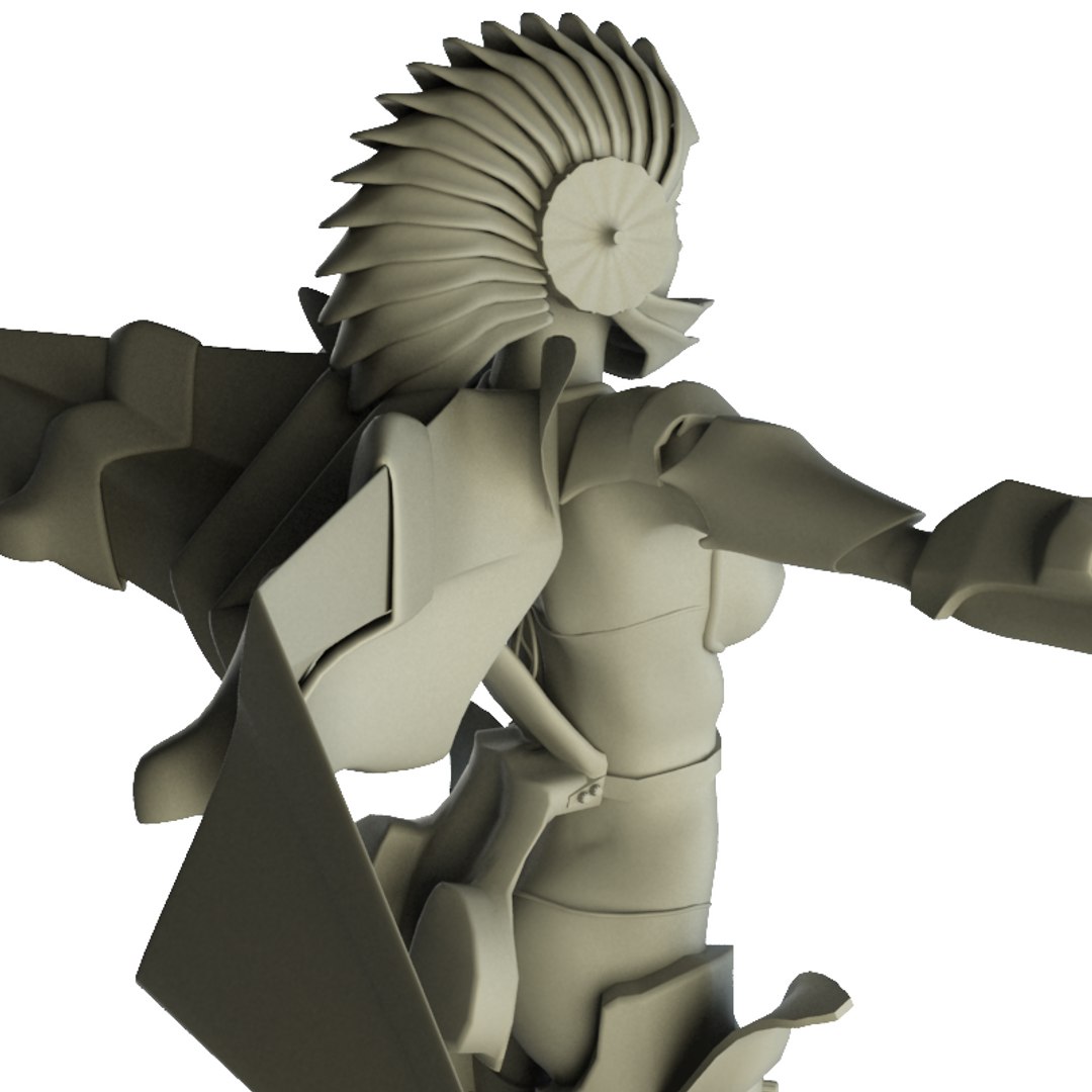 Girl Machine 3d Model