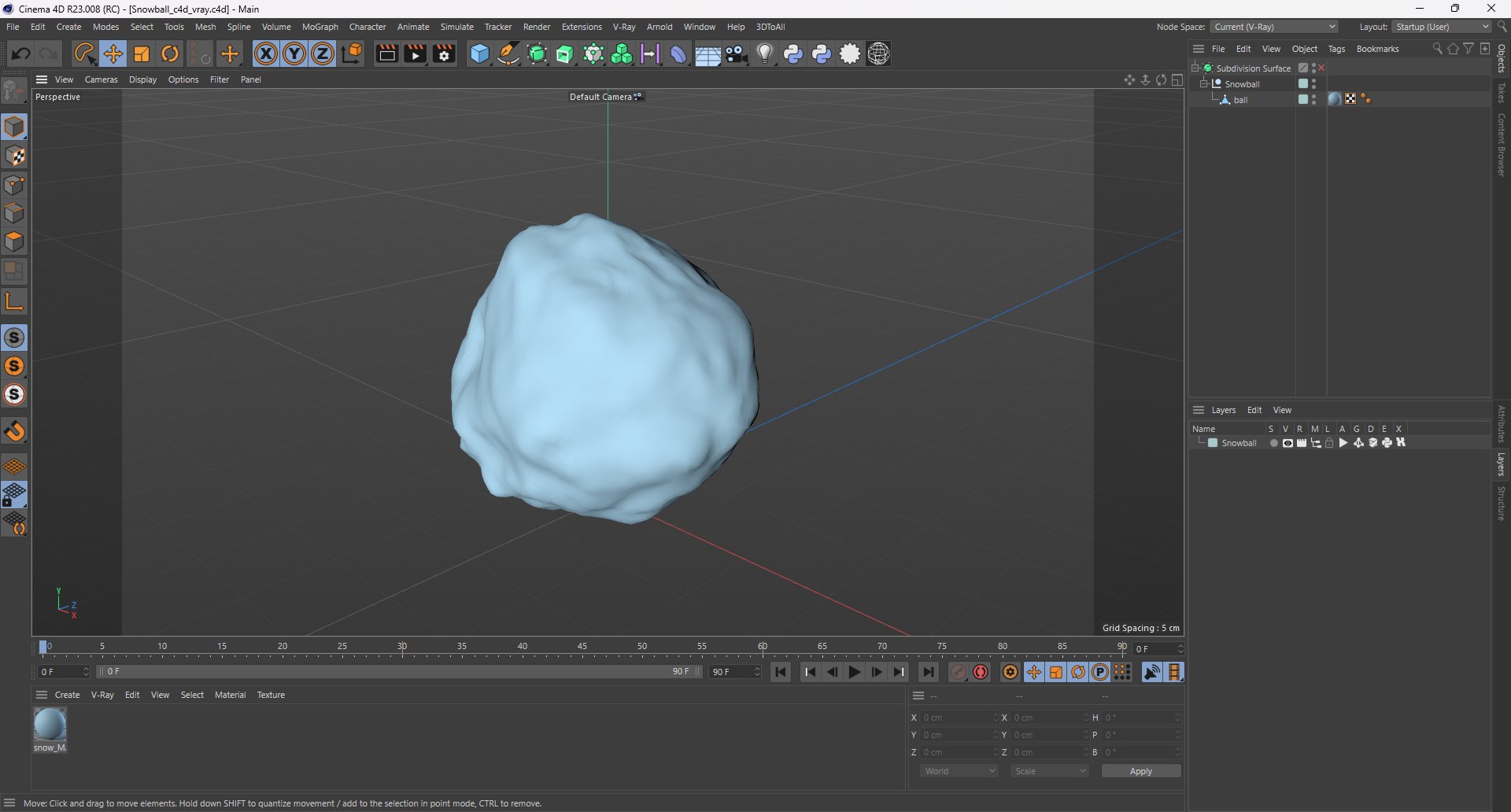 3D Snowball Model - TurboSquid 2311842