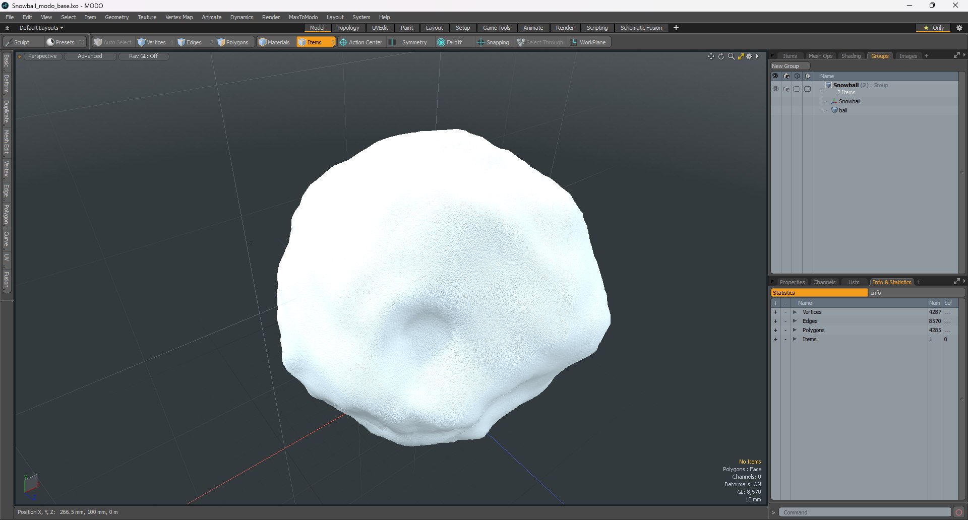 3D Snowball Model - TurboSquid 2311842