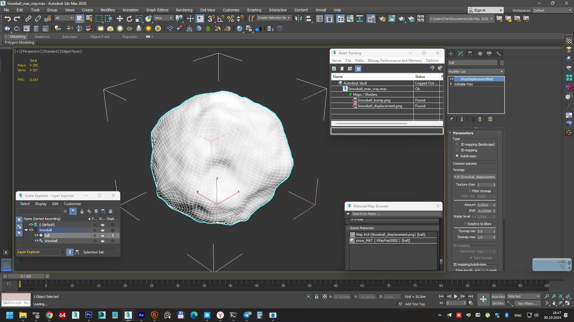 3D Snowball Model - TurboSquid 2311842