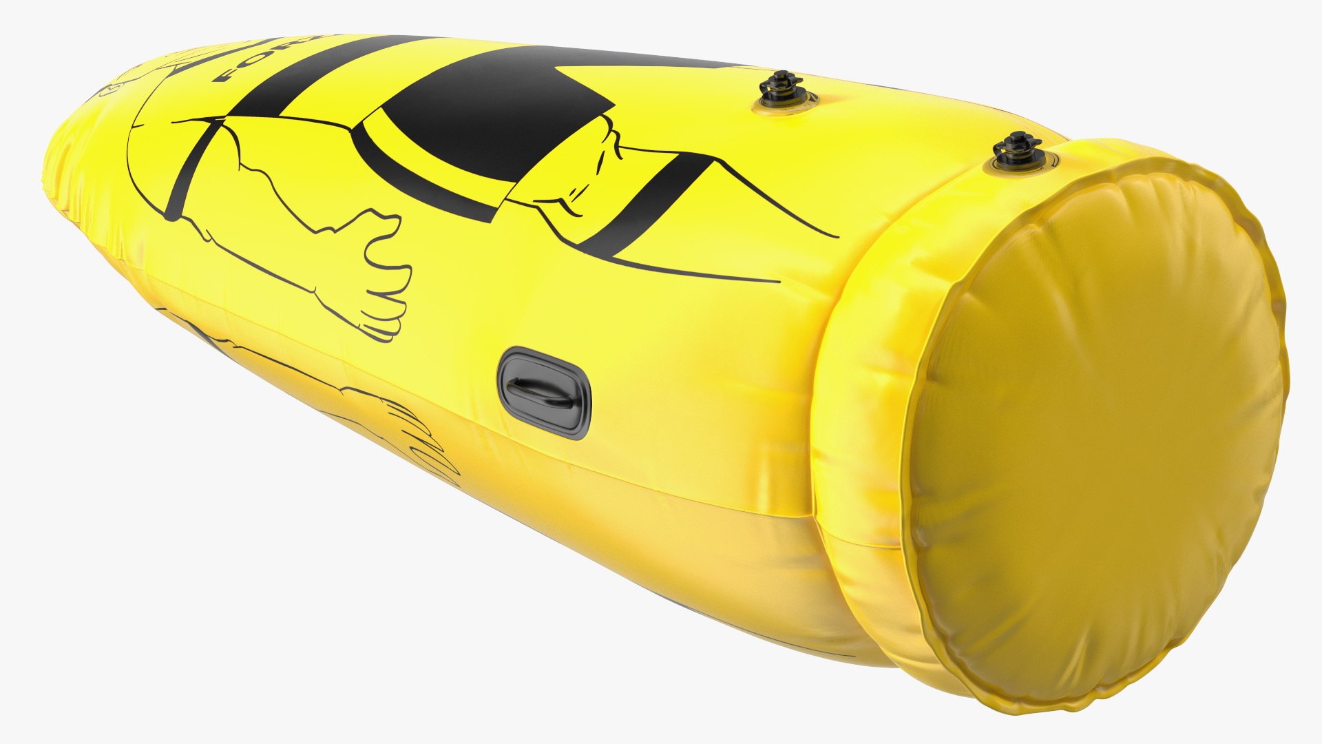 3D Inflatable Soccer Kick Dummy Junior Yellow - TurboSquid 2021250