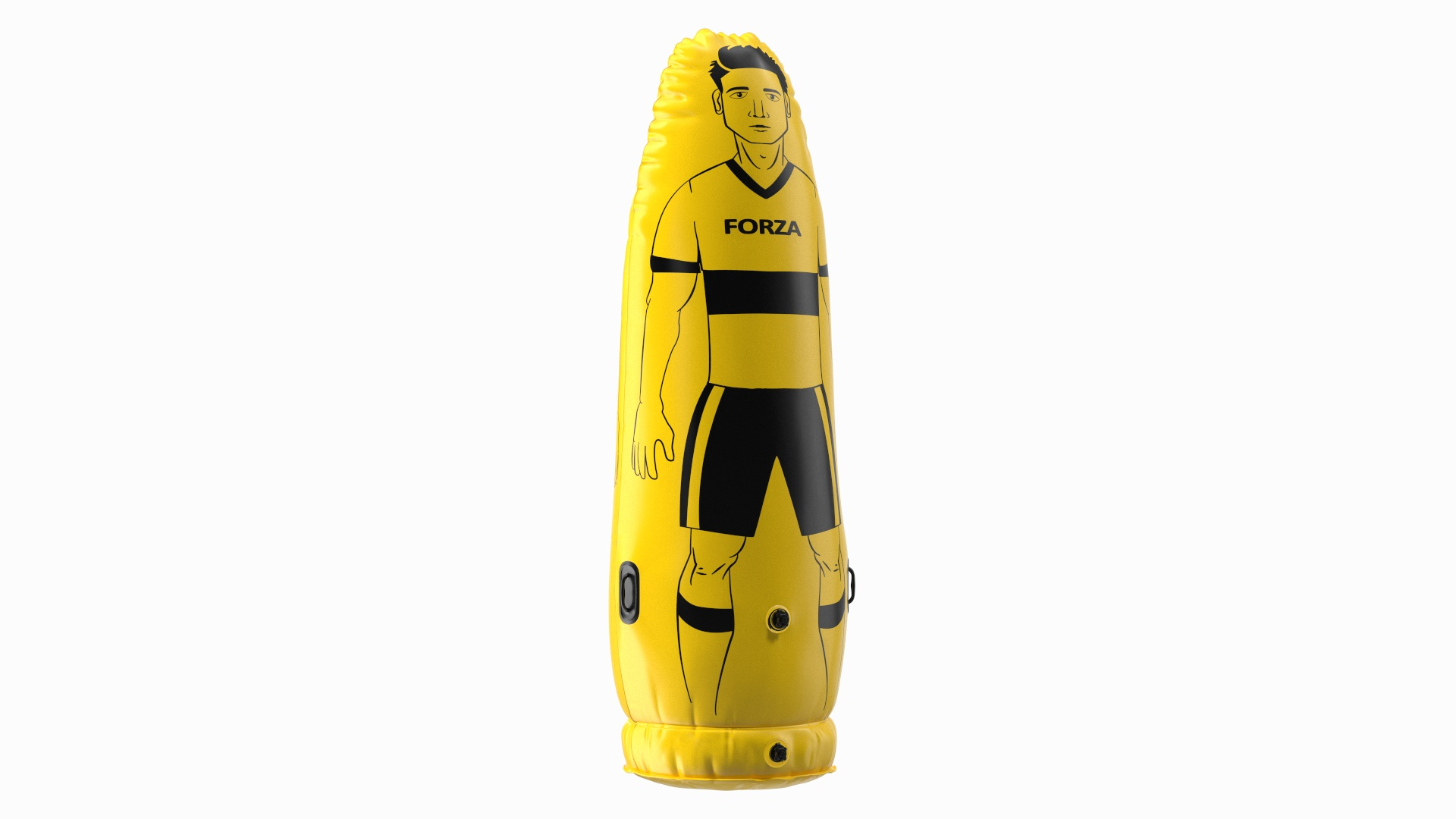 3D Inflatable Soccer Kick Dummy Junior Yellow - TurboSquid 2021250