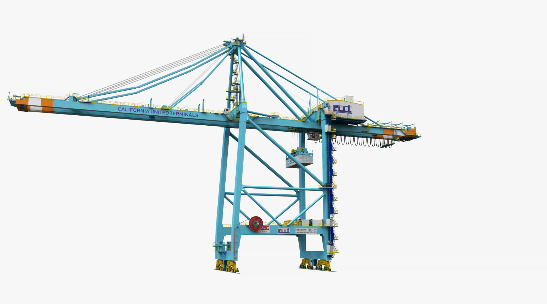 3D sts harbor crane zpmc model - TurboSquid 1361576