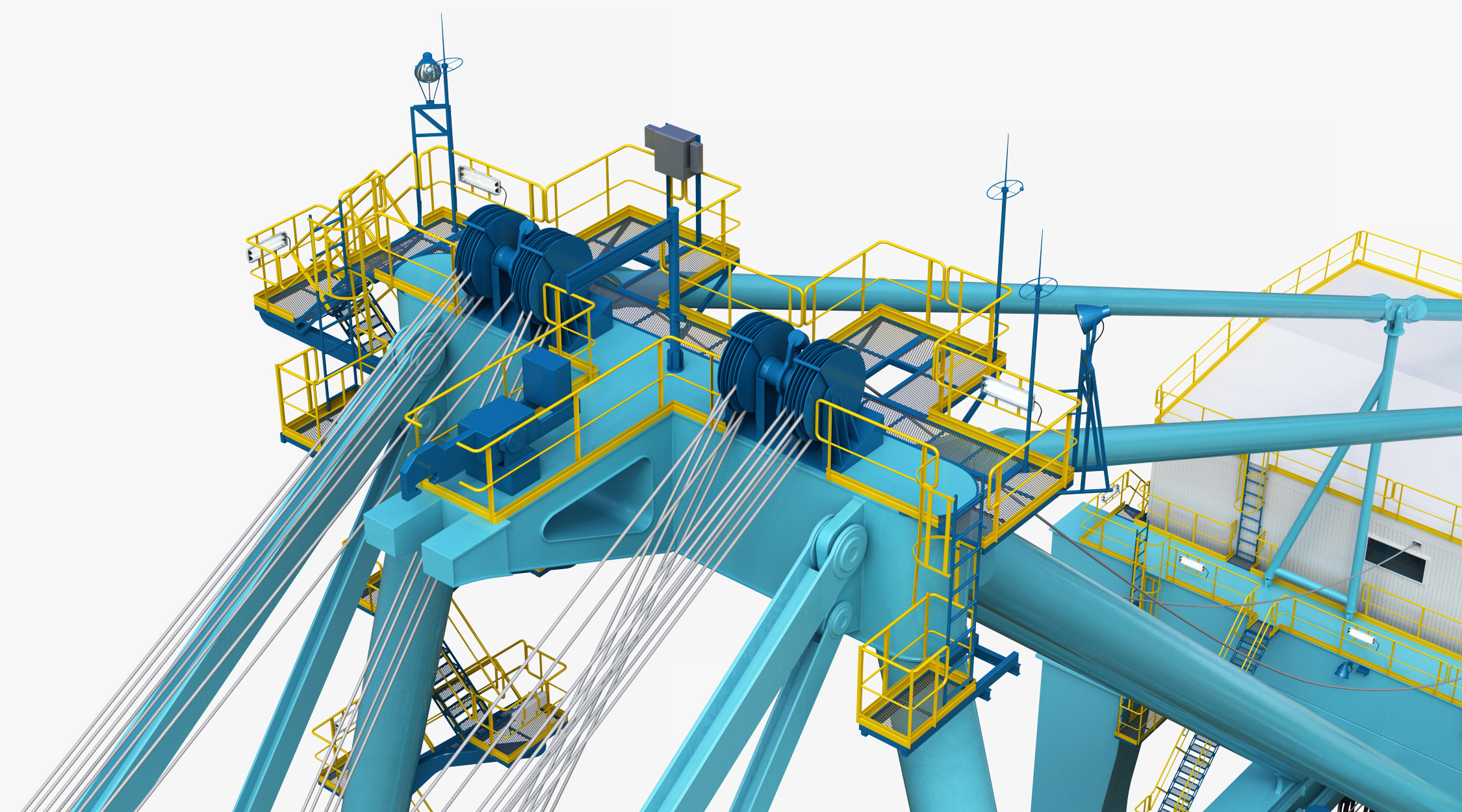 3D sts harbor crane zpmc model - TurboSquid 1361576