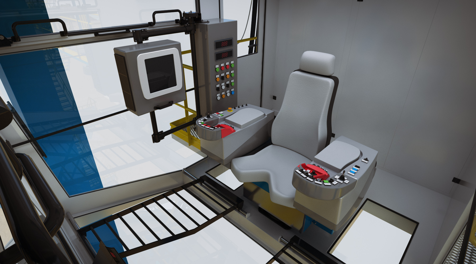 3D sts harbor crane zpmc model - TurboSquid 1361576