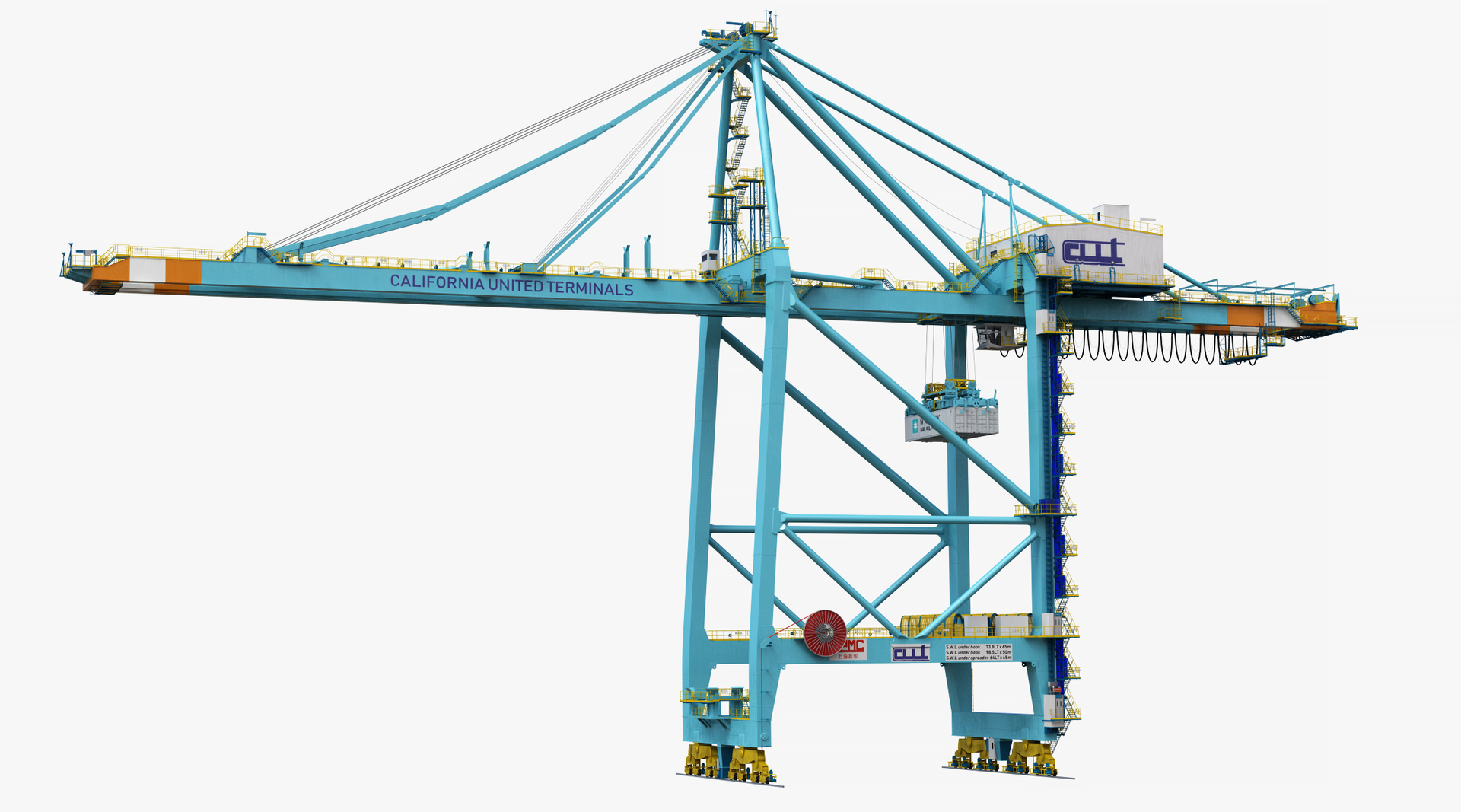 3D sts harbor crane zpmc model - TurboSquid 1361576