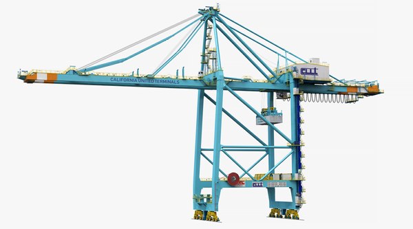 modelo 3d STS Harbour Container Crane ZPMC CUT - TurboSquid 1361576