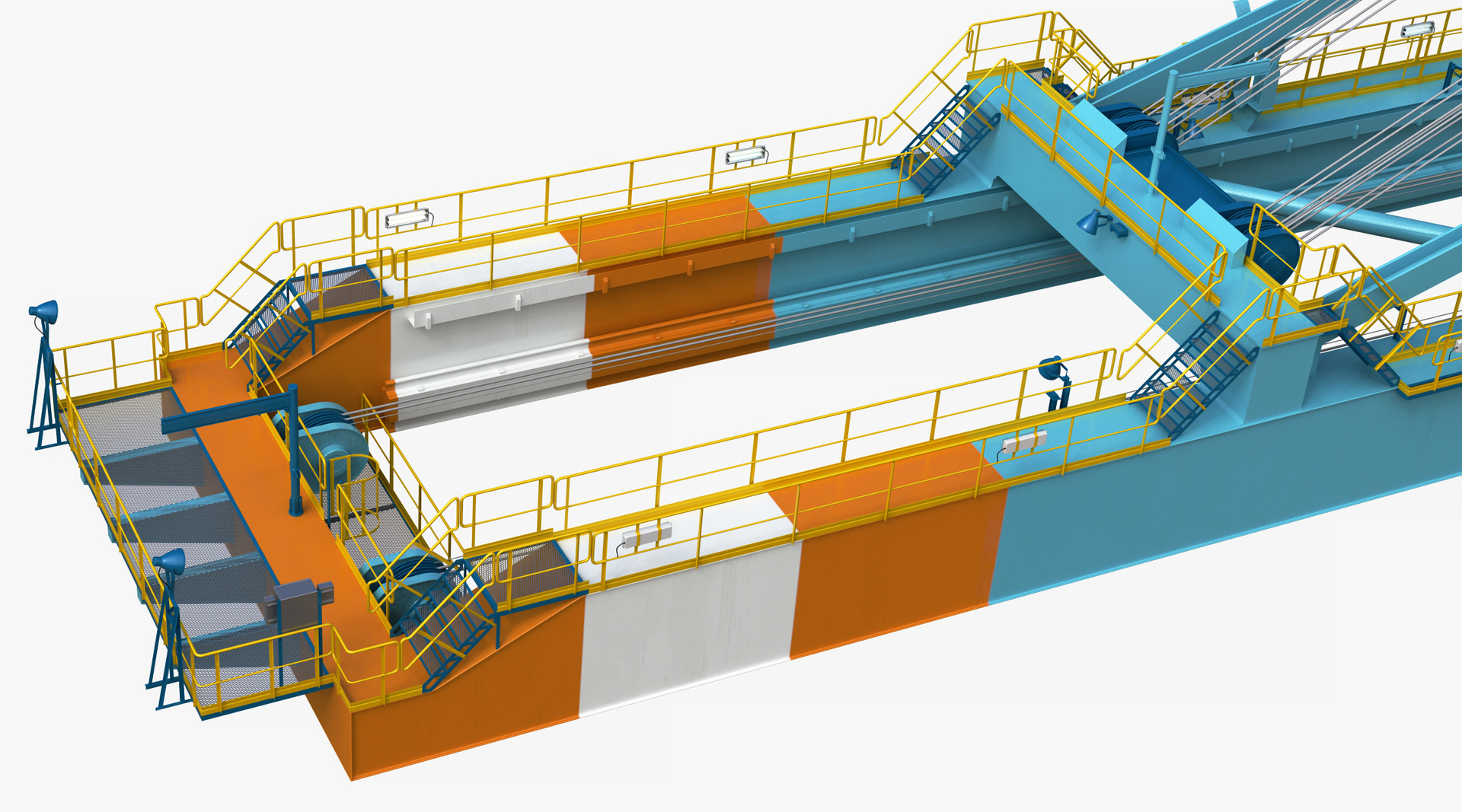 3D sts harbor crane zpmc model - TurboSquid 1361576