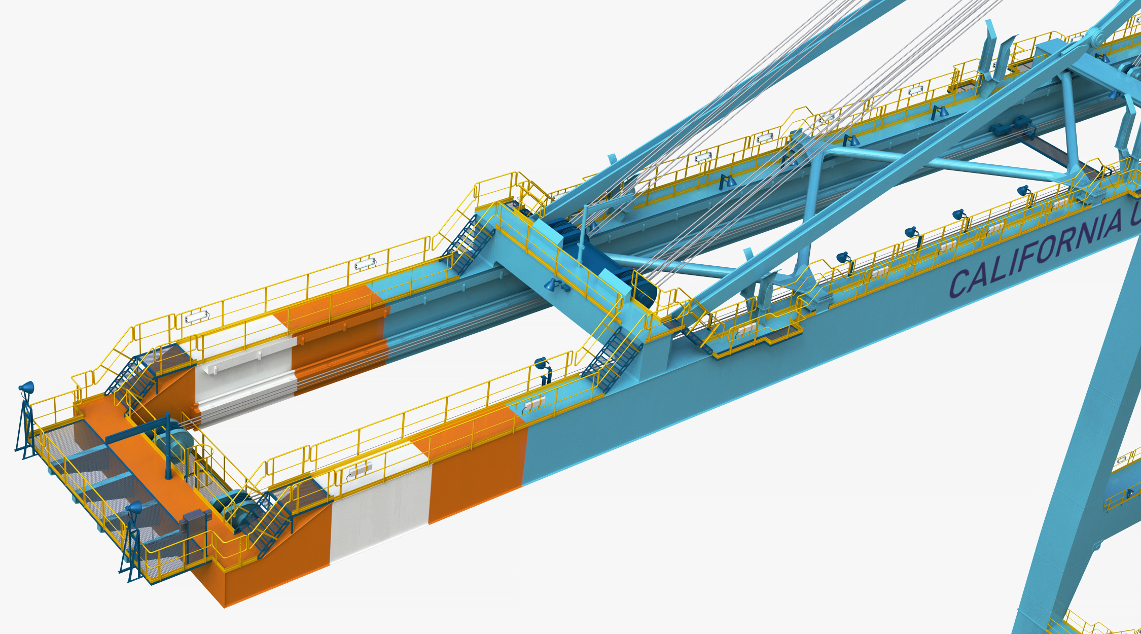 3D sts harbor crane zpmc model - TurboSquid 1361576