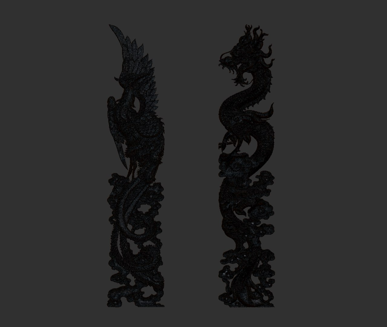 3D Dragon Phoenix - TurboSquid 1610506