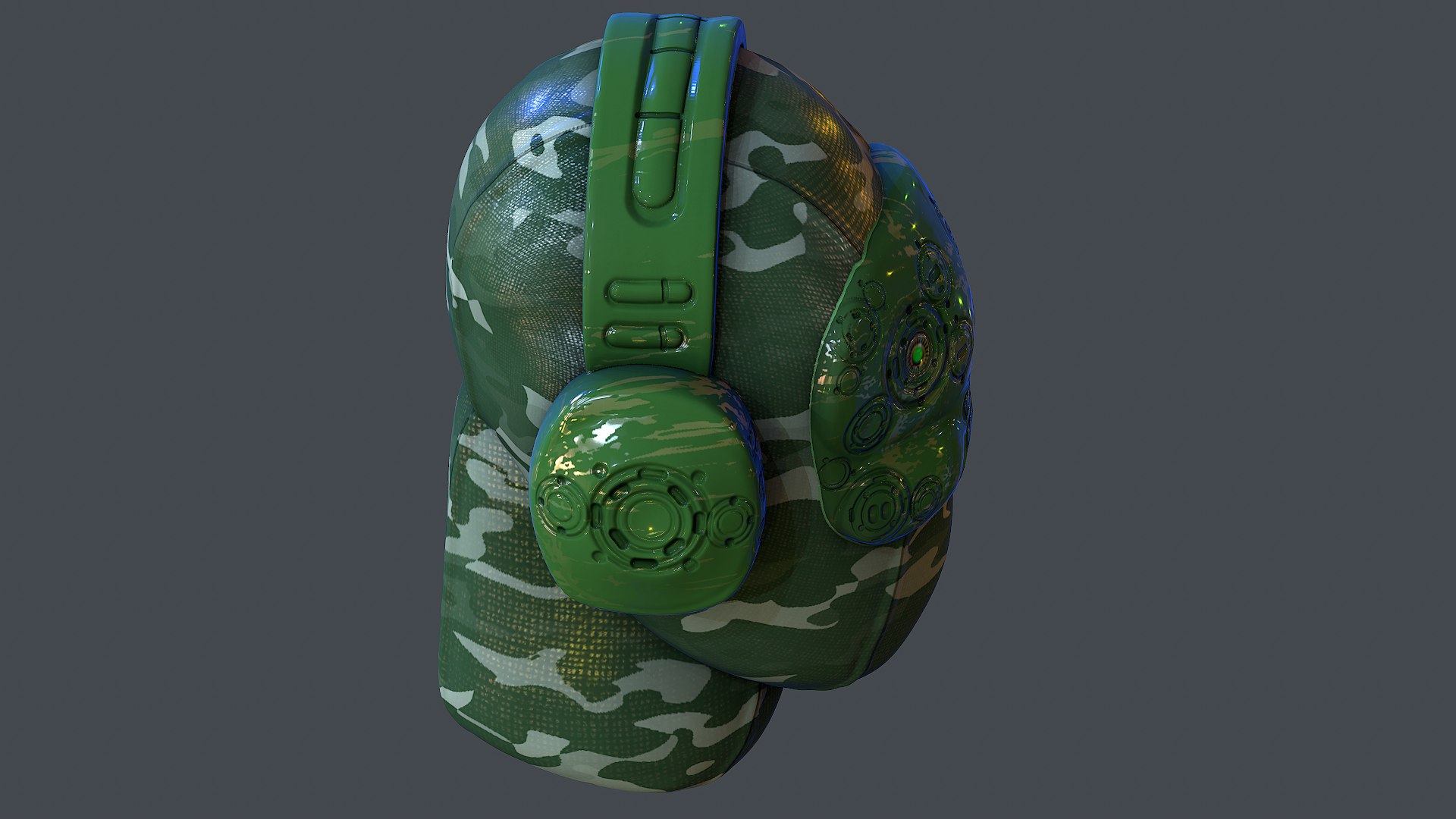 3D 3D Gas mask respirator scifi futuristic model 3D model - TurboSquid ...