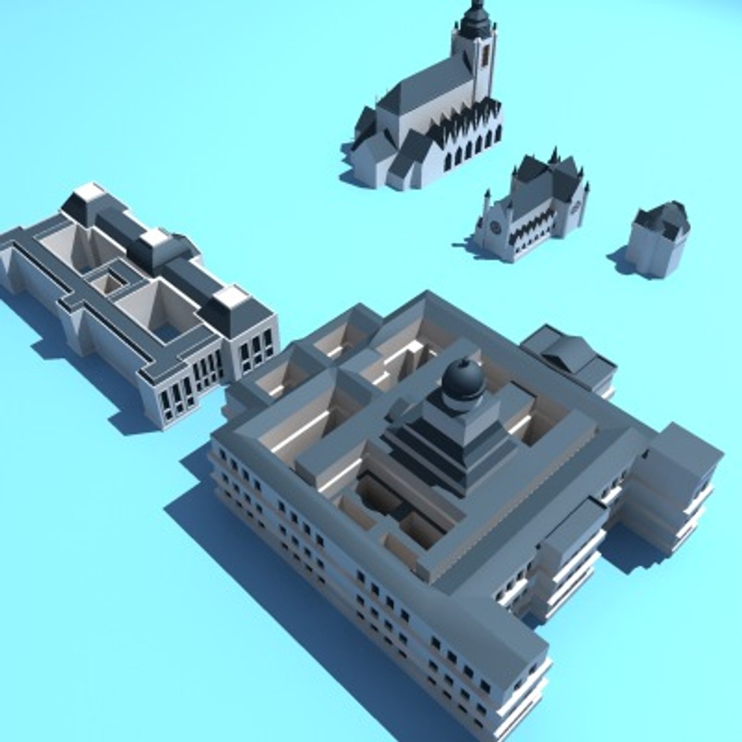 Building Set 3d Model