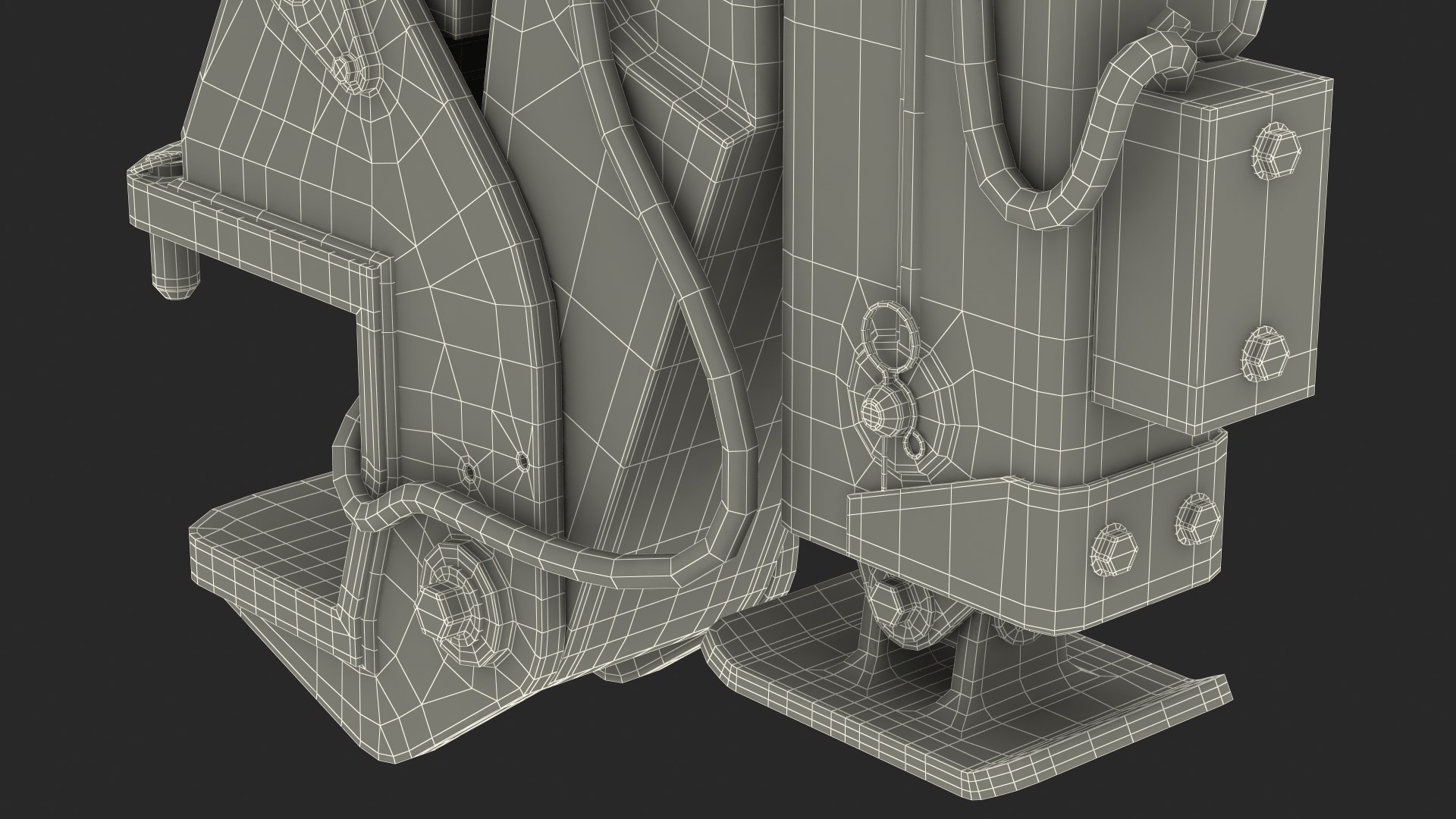 Heavy Duty Hydraulic Outrigger Stabilizer 3D model - TurboSquid 1833297