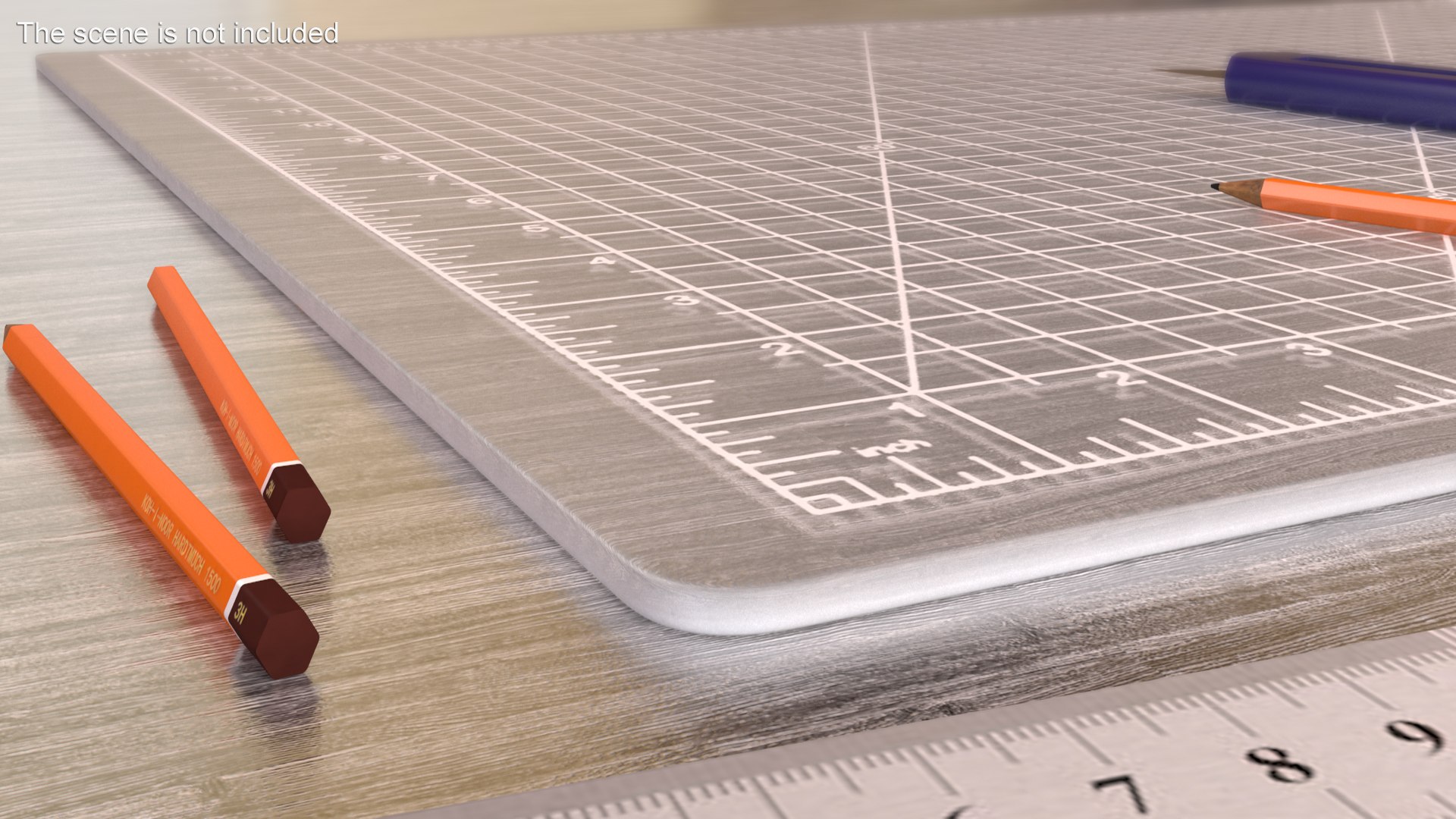 Self-Healing Cutting Mat Transparent Model - TurboSquid 1984142