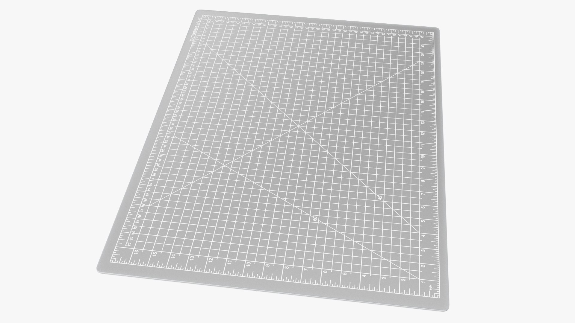 Self-Healing Cutting Mat Transparent model - TurboSquid 1984142