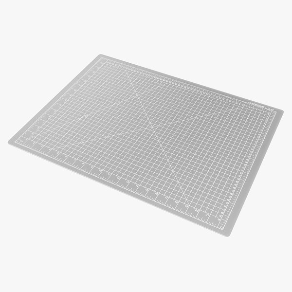 Self-Healing Cutting Mat Transparent model - TurboSquid 1984142