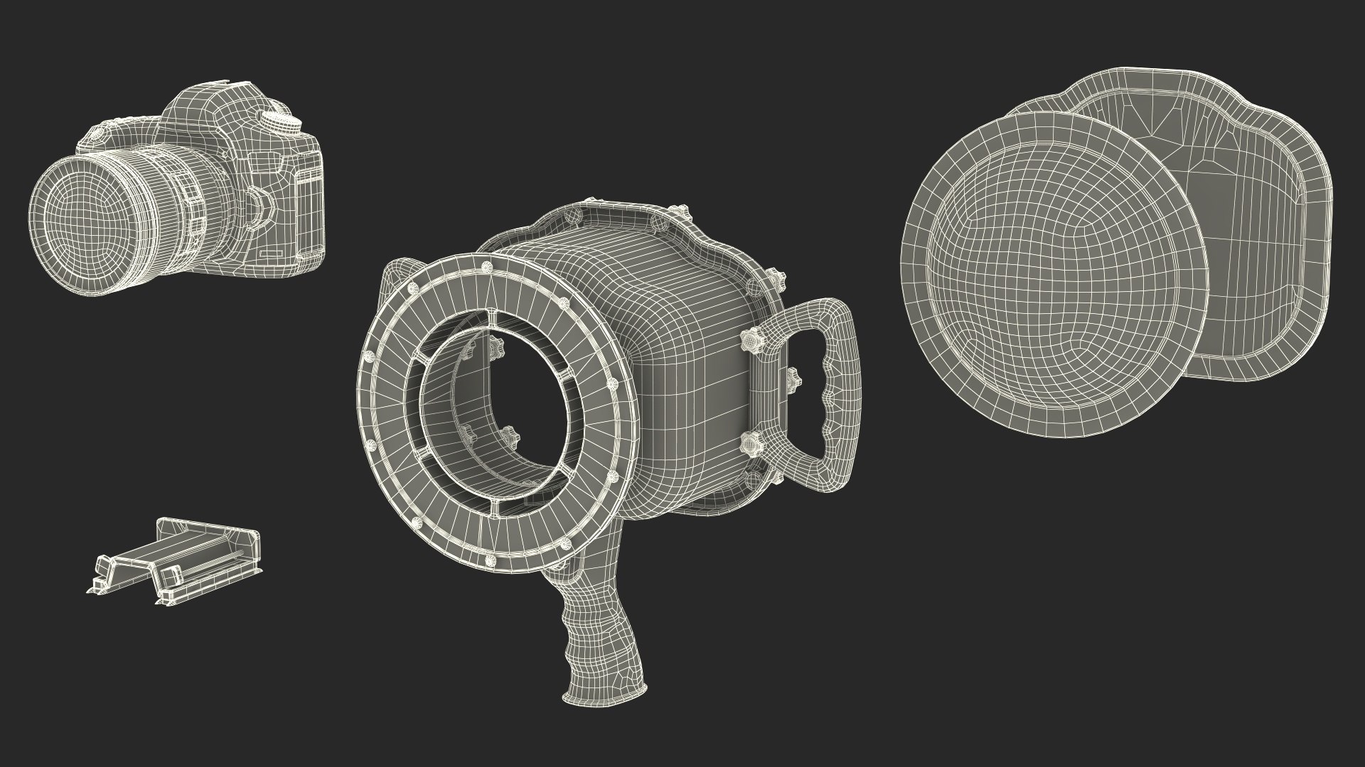 Universal Underwater Housing With Camera 3D Model - TurboSquid 2389404