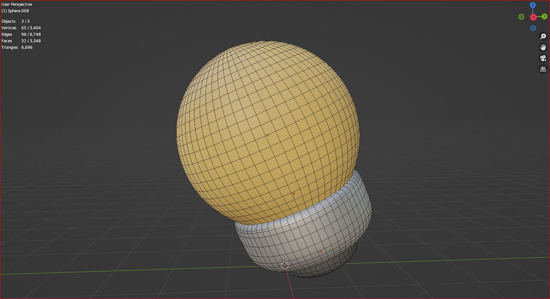 Cartoon Style Minimal Yellow Light Bulb Icon 3D Model - TurboSquid 2074498