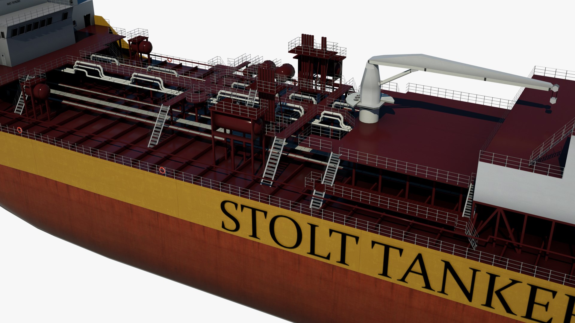 3D oil tanker stolt tenacity - TurboSquid 1439632