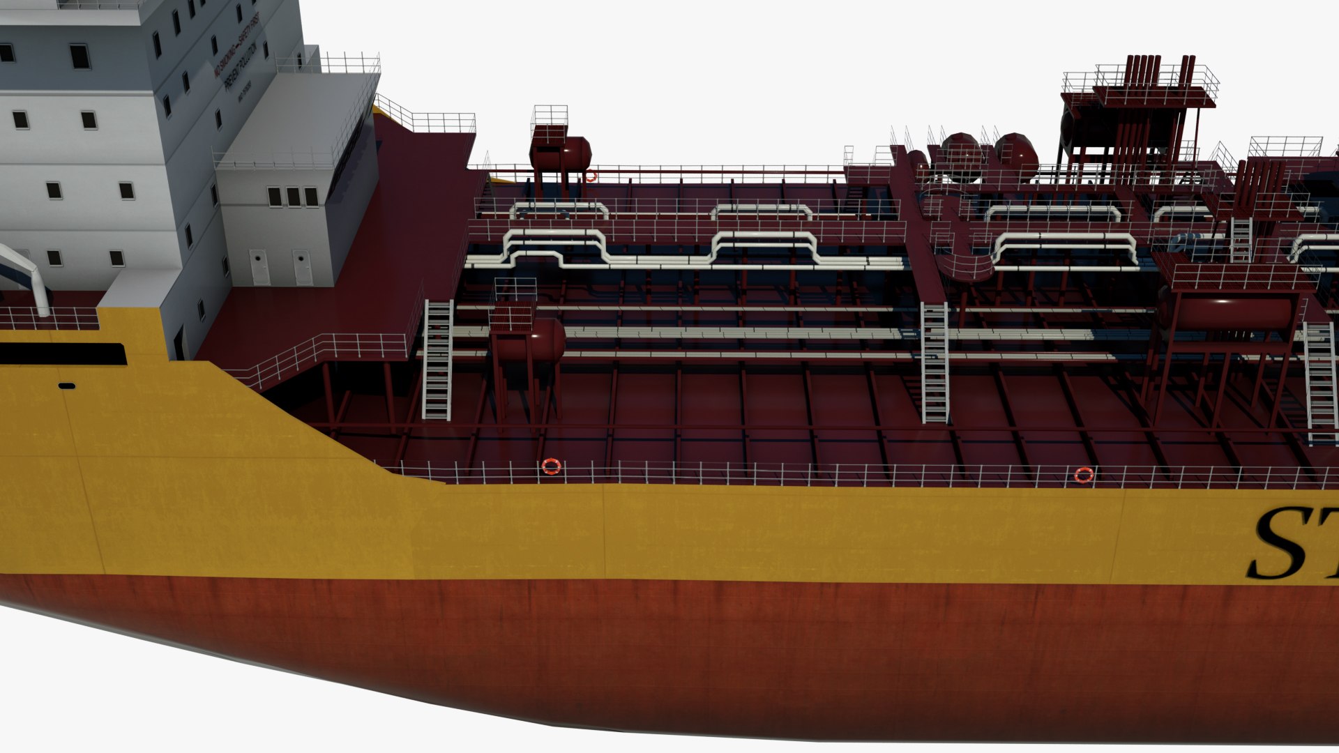 3D oil tanker stolt tenacity - TurboSquid 1439632