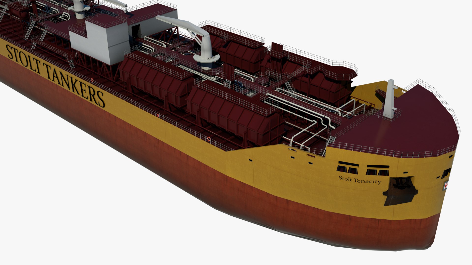 3D oil tanker stolt tenacity - TurboSquid 1439632