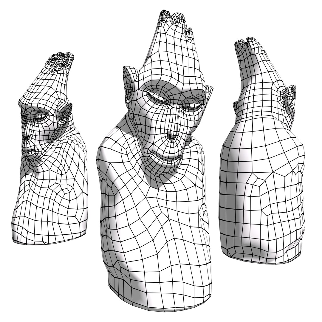 3D decorative monkey figurine model - TurboSquid 1647969