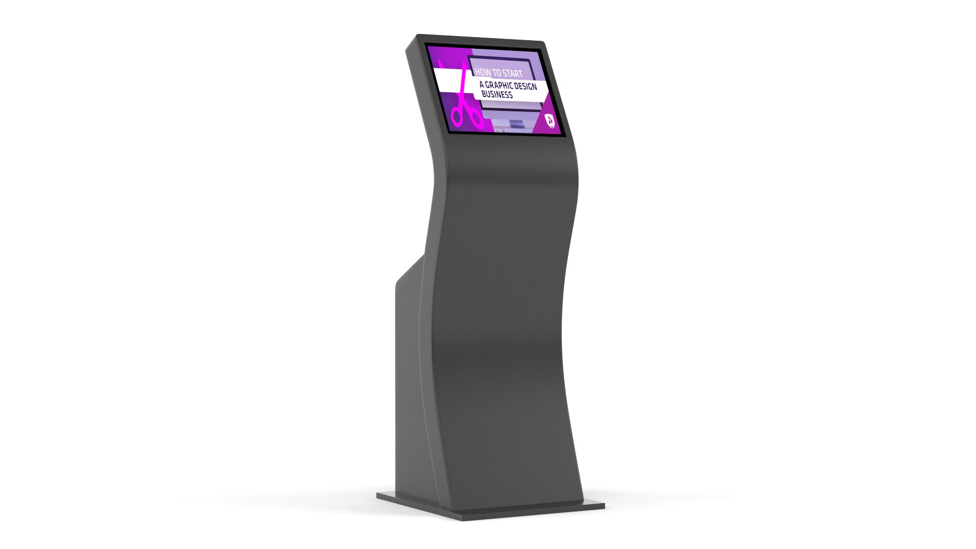 3D Electronic Kiosk - TurboSquid 2271128