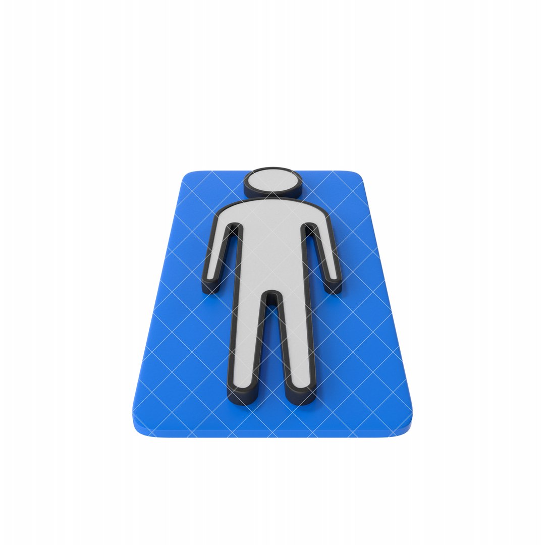 Men Symbol 3D Model - TurboSquid 2308932