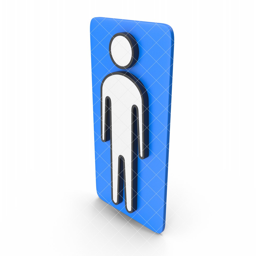 Men Symbol 3D Model - TurboSquid 2308932